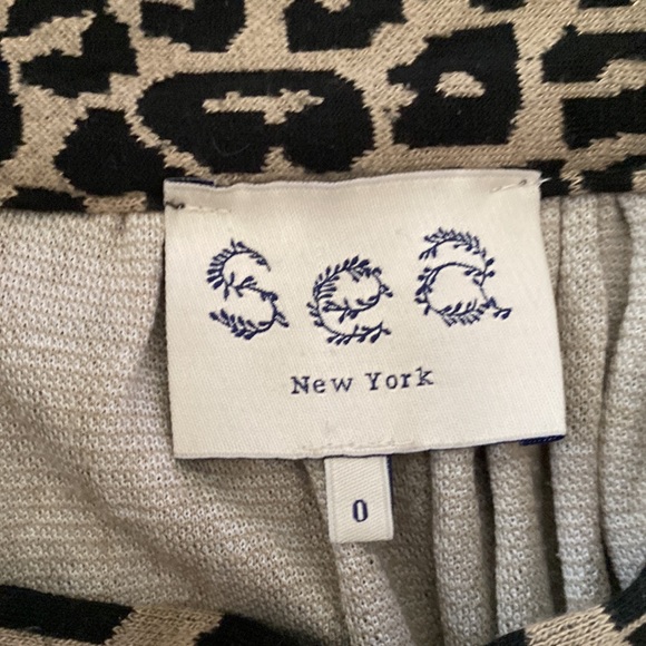 Sea New York | Skirts | Sea New York Leopard Print Pleated Mini Skirt ...